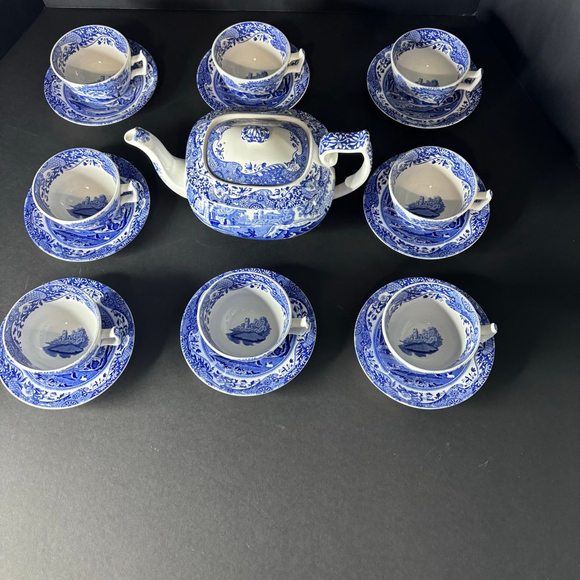 Spode | Dining | Spode Blue Italian Tea Serving Set | Poshmark